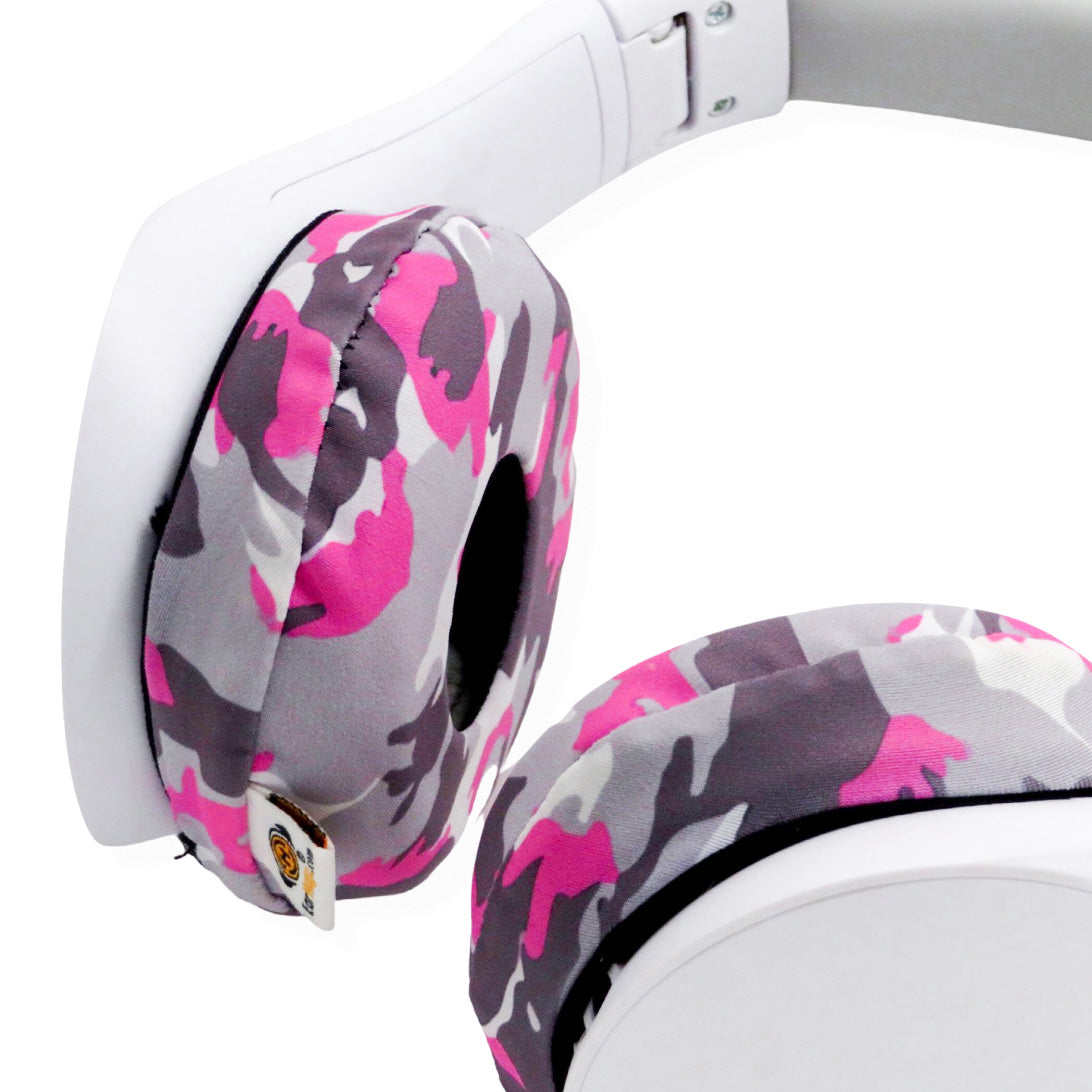 Pink Camo Sweat Protecting Headphone Covers from EarHugz – EarHugz®